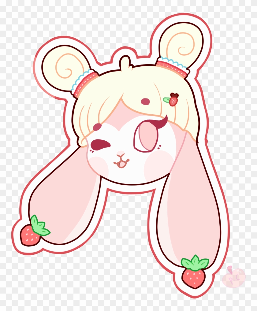 Momo Sticker [com] By Peach N Creme - Cartoon - Free Transparent PNG ...
